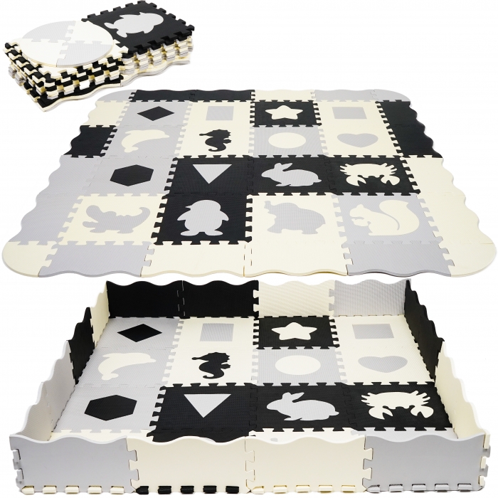 TULIMI Detske penové puzzle 143x143cm, hracia deka, podložka na zem ... TULIMI Detske penové puzzle 143x143cm, hracia deka, podložka na zem ...